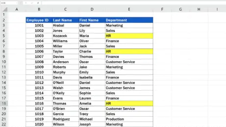 How to Replace Words in Excel
