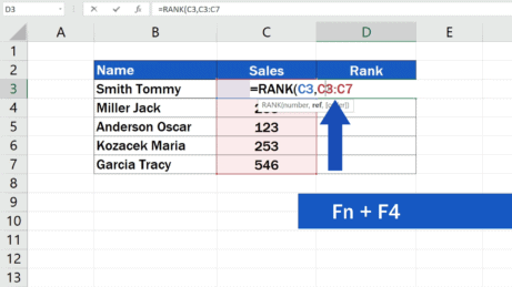 How to Calculate a Rank in Excel