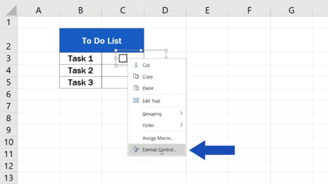 How to Insert a Checkbox in Excel