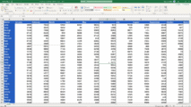 How to Select Two Different Columns in Excel at the Same Time