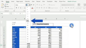 How to Add a Header in Excel