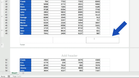 How to Add a Footer in Excel