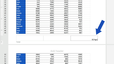How to Add a Footer in Excel