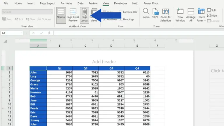 How to Add a Footer in Excel