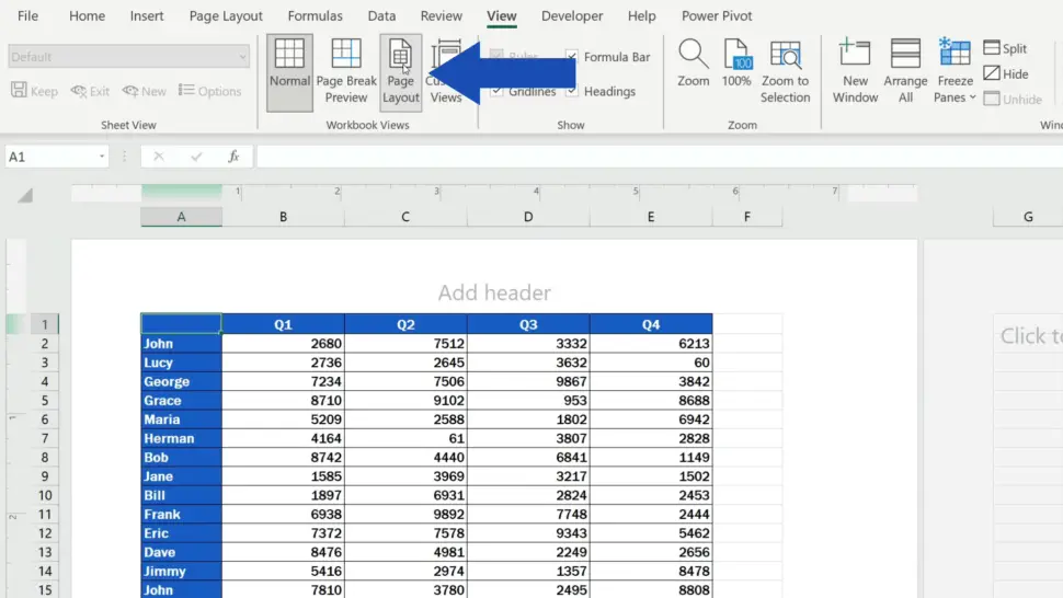 How to Add a Footer in Excel