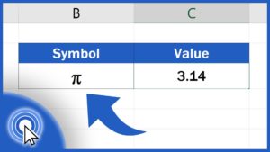 How to Write Pi in Excel