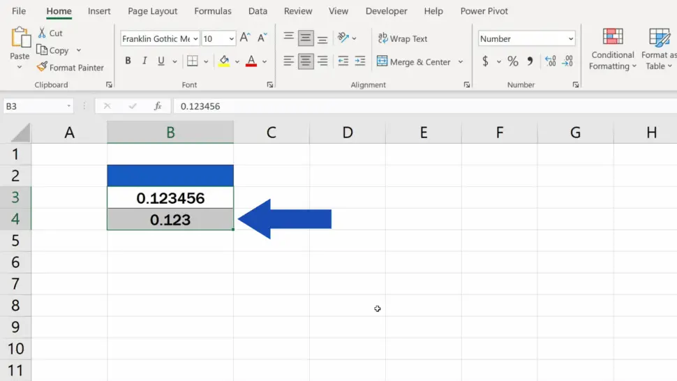 How to Change the Number of Decimal Places in Excel