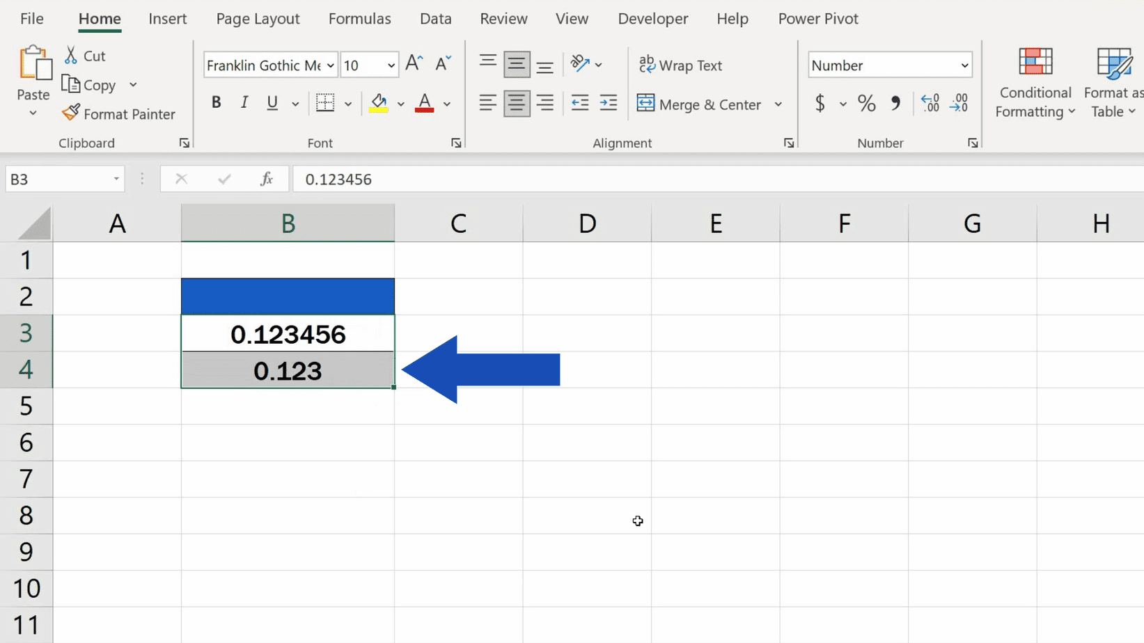How to Change the Number of Decimal Places in Excel