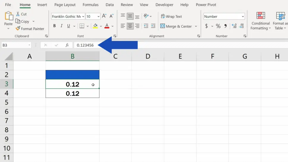 How to Change the Number of Decimal Places in Excel