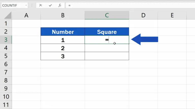 How to Square a Number in Excel