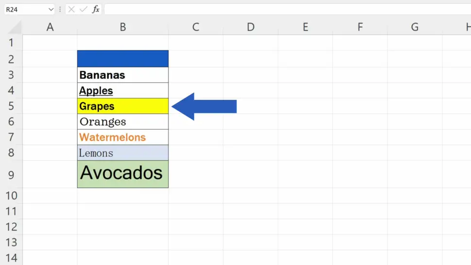 How to Clear Formatting in Excel