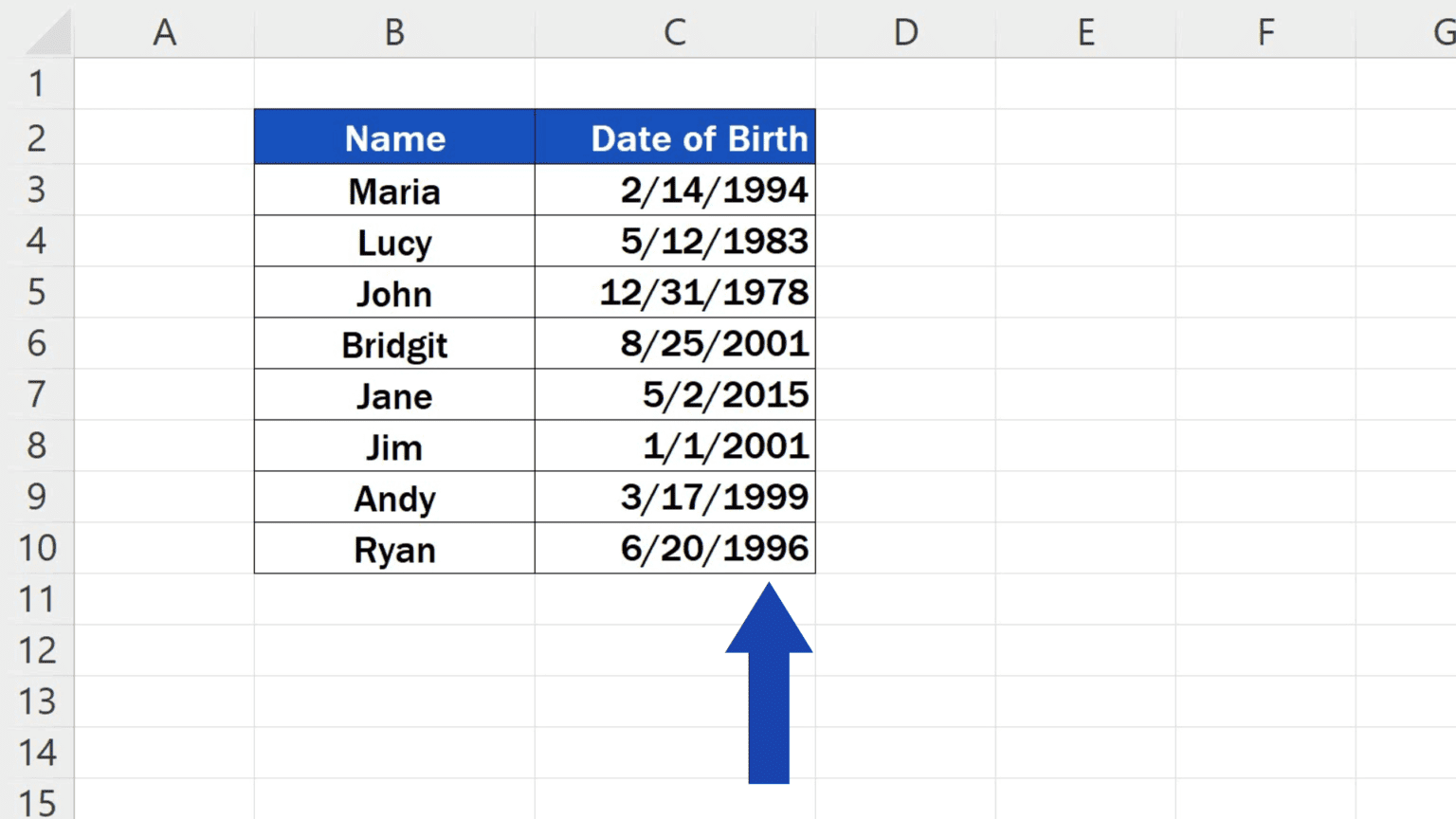 How to Change Date Format in Excel