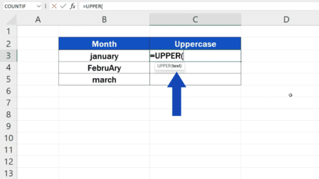 How to Change Lowercase to Uppercase in Excel