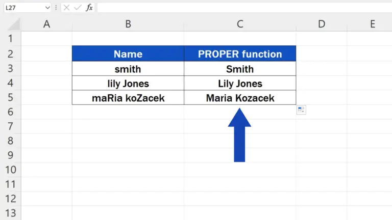 How to Capitalize First Letters in Excel