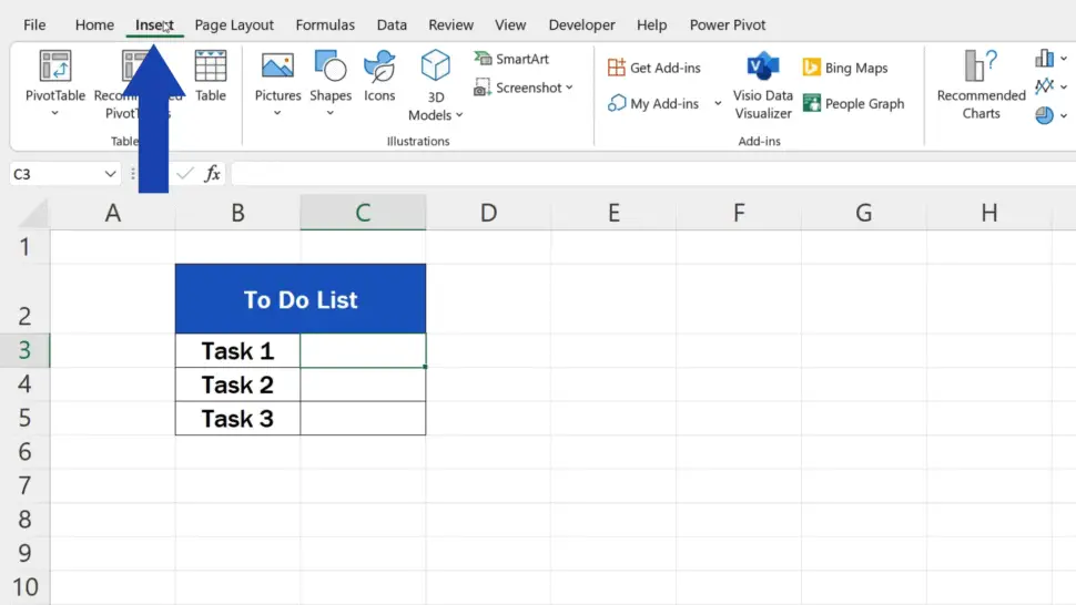 How to Insert a Check Mark in Excel