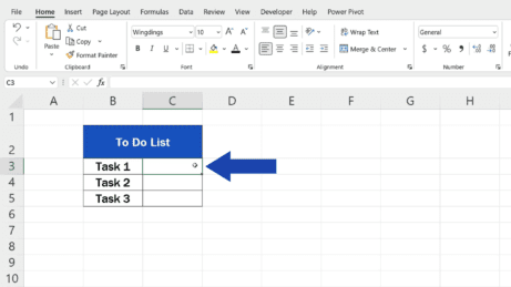 How to Insert a Check Mark in Excel