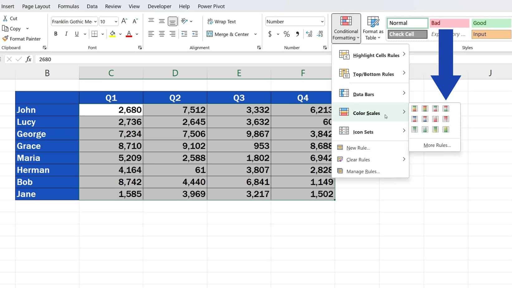 How to Create a Heat Map in Excel