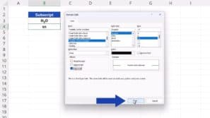 How to Add Subscript in Excel (the Simplest Way) - EasyClick ...