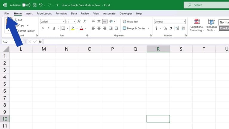 How to Enable Dark Mode in Excel (The Ultimate Guide) - EasyClick ...