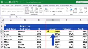 How to Freeze Columns in Excel (A Single or Multiple Columns ...