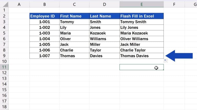 How to Use Flash Fill in Excel - EasyClick AcademyEasyClick Academy