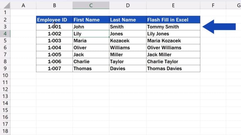 How to Use Flash Fill in Excel - EasyClick AcademyEasyClick Academy