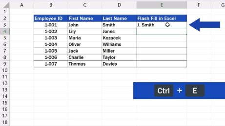 How to Use Flash Fill in Excel - EasyClick AcademyEasyClick Academy