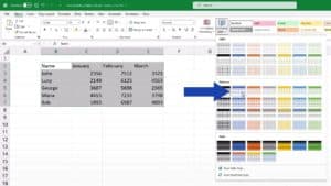 How to Make a Table in Excel (Format as Table) - EasyClick ...