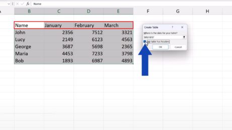 How to Make a Table in Excel (Format as Table) - EasyClick ...