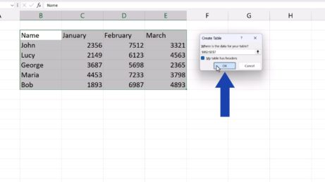 How to Make a Table in Excel (Format as Table) - EasyClick ...