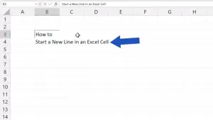 How to Start a New Line in an Excel Cell (The Easiest Way) - EasyClick ...