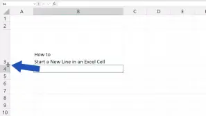How to Start a New Line in an Excel Cell (The Easiest Way) - EasyClick ...