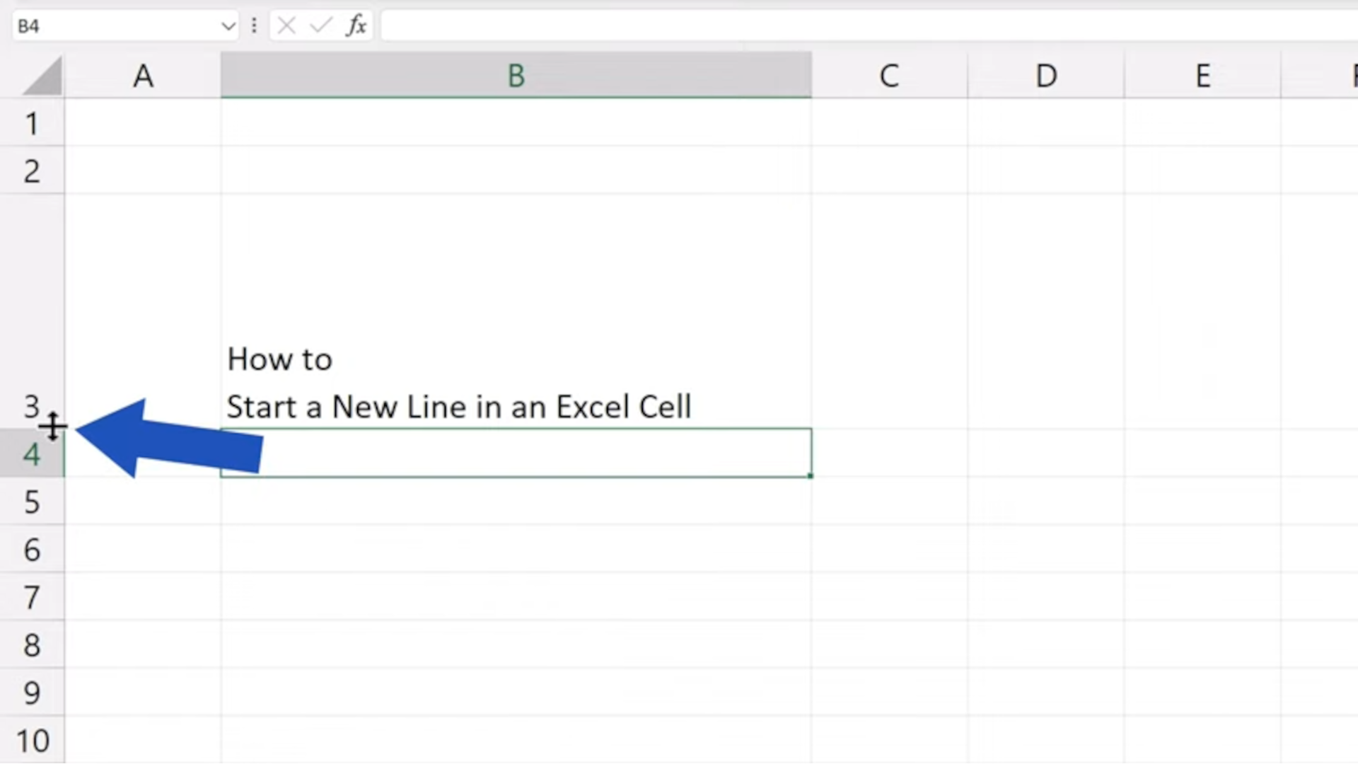 How to Start a New Line in an Excel Cell (The Easiest Way) - EasyClick ...