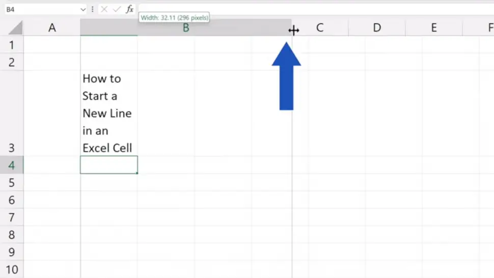 How to Start a New Line in an Excel Cell (The Easiest Way) - EasyClick ...
