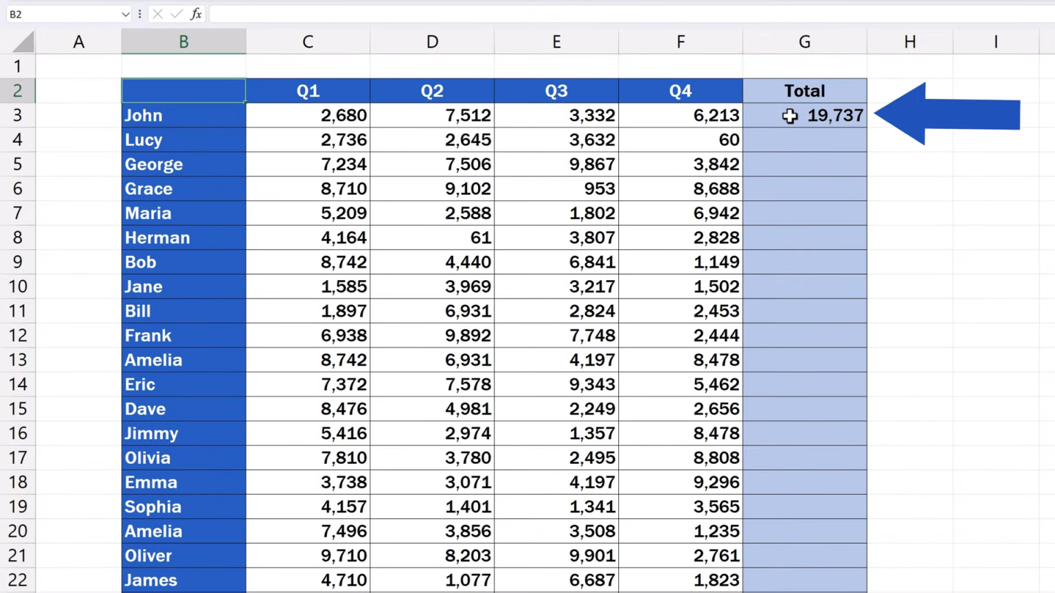 How to Copy a Formula Down a Column in Excel (Two Quick and Easy Ways ...