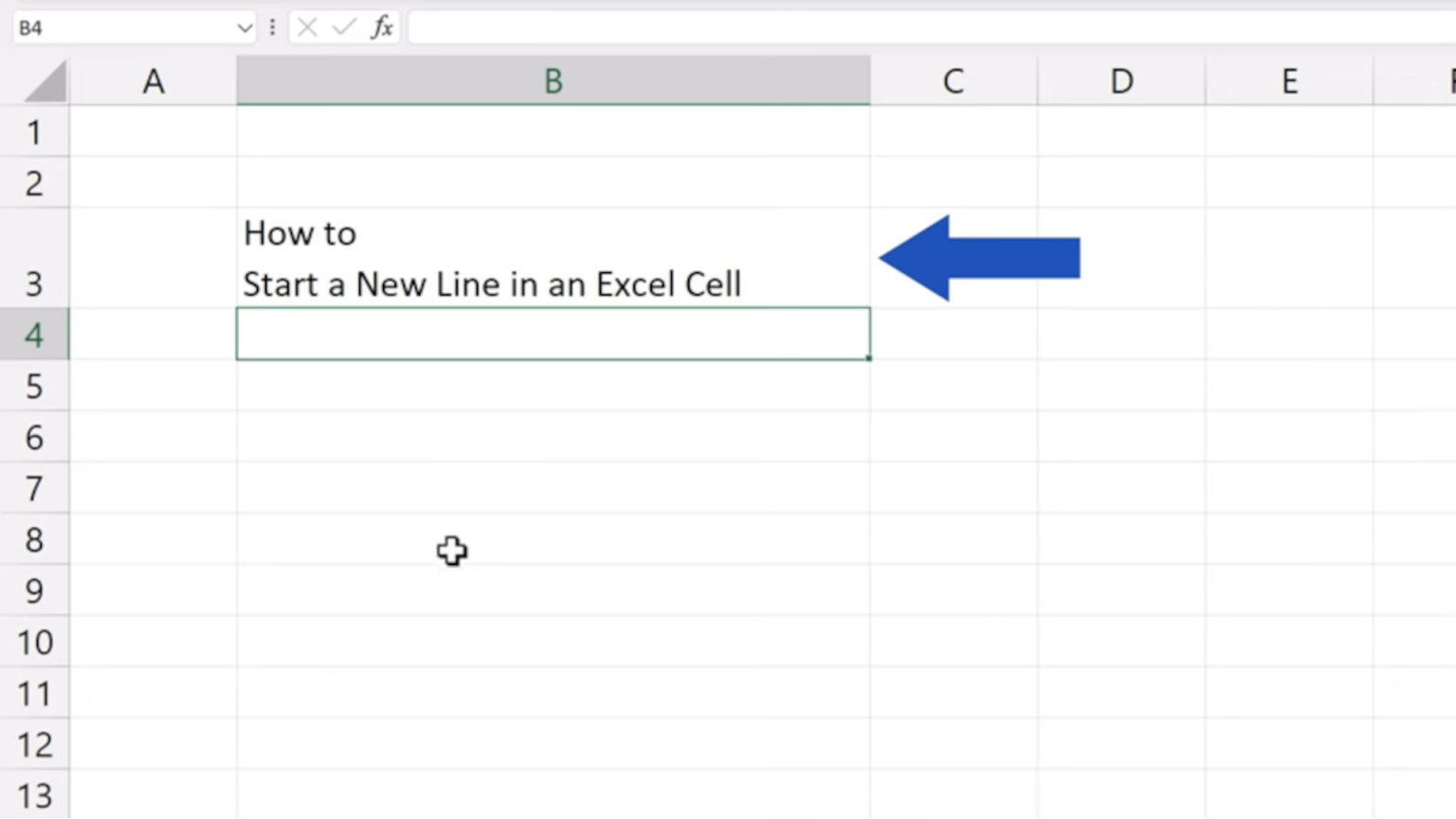 How to Start a New Line in an Excel Cell (The Easiest Way) - EasyClick ...