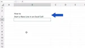 How to Start a New Line in an Excel Cell (The Easiest Way) - EasyClick ...