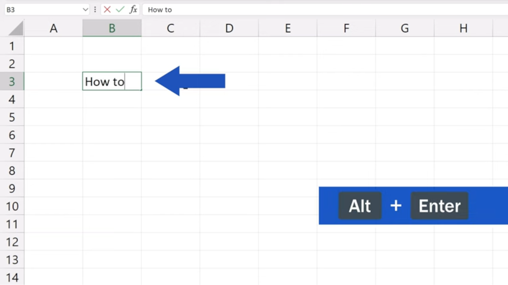 How to Start a New Line in an Excel Cell (The Easiest Way) - EasyClick ...