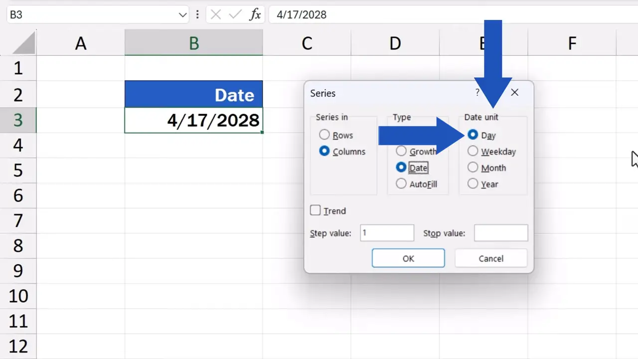 How To Autofill Dates In Excel Quick And Easy Easyclick Academyeasyclick Academy