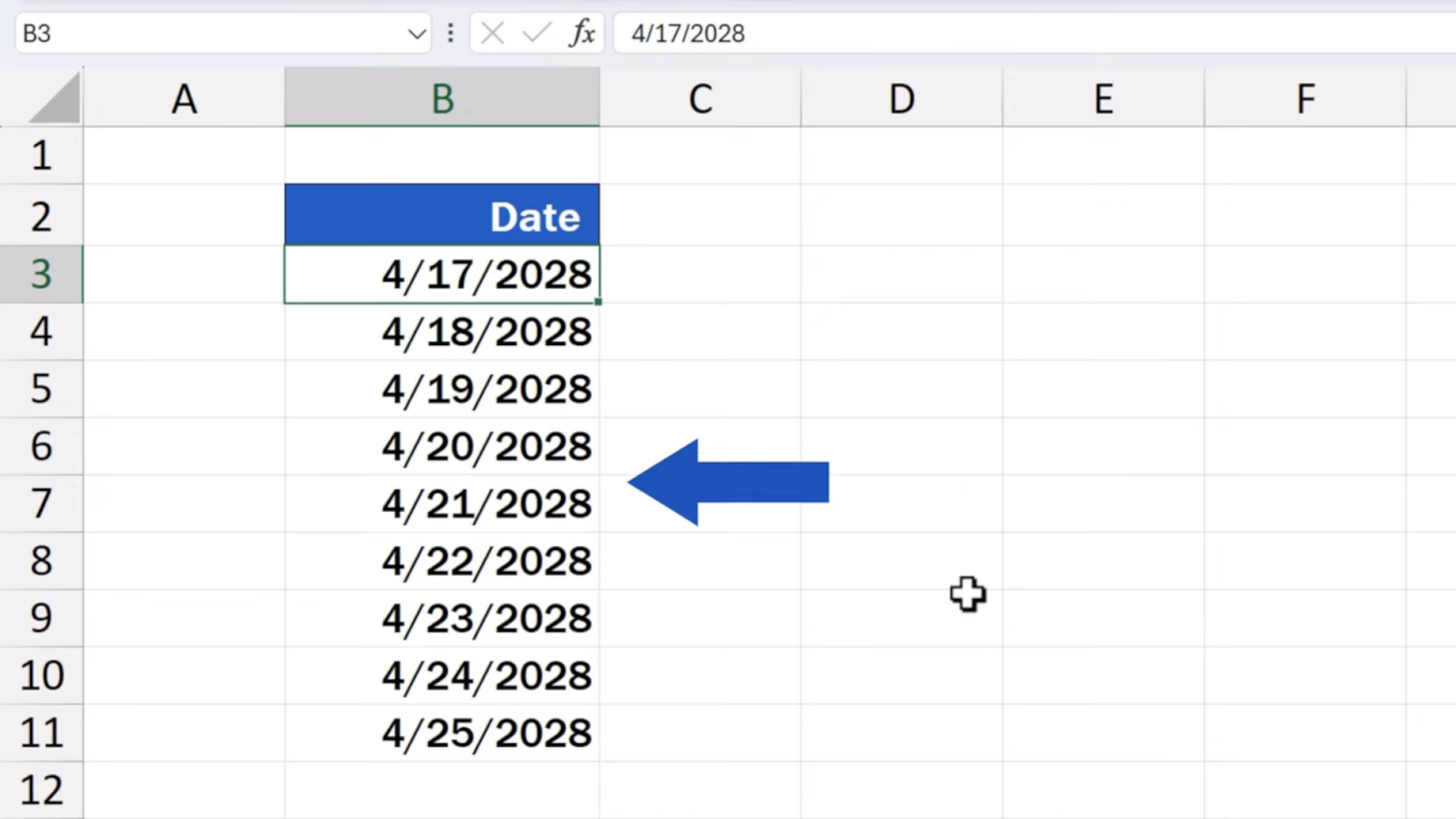 How to Autofill Dates in Excel (Quick and Easy) - EasyClick ...