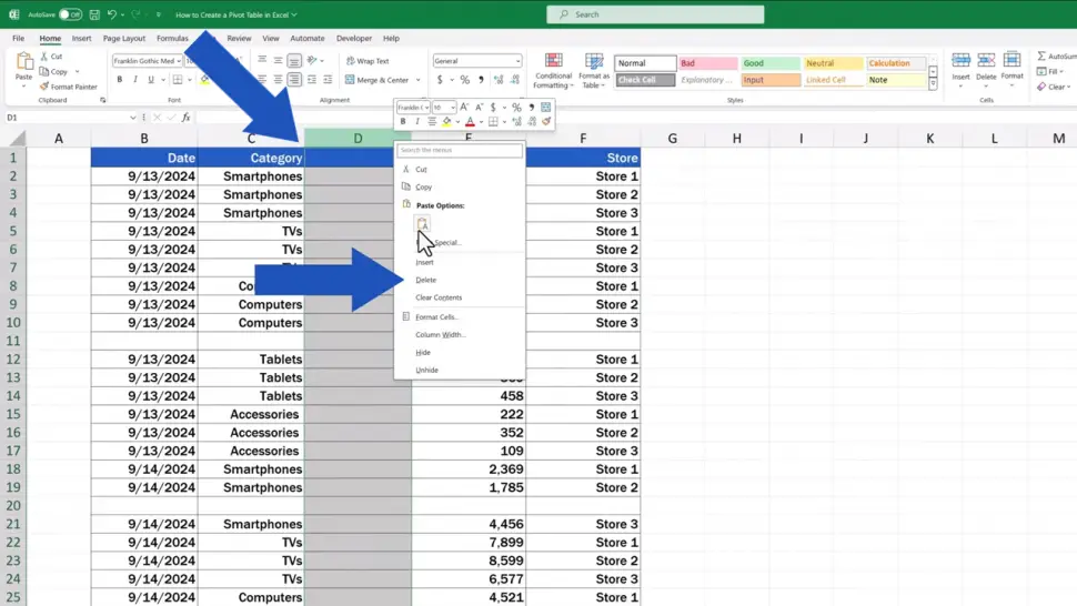 How to Create a Pivot Table in Excel (A Comprehensive Guide for Beginners) - EasyClick ...