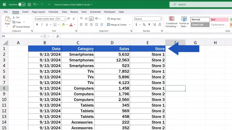 How to Create a Pivot Table in Excel (A Comprehensive Guide for Beginners) - EasyClick ...