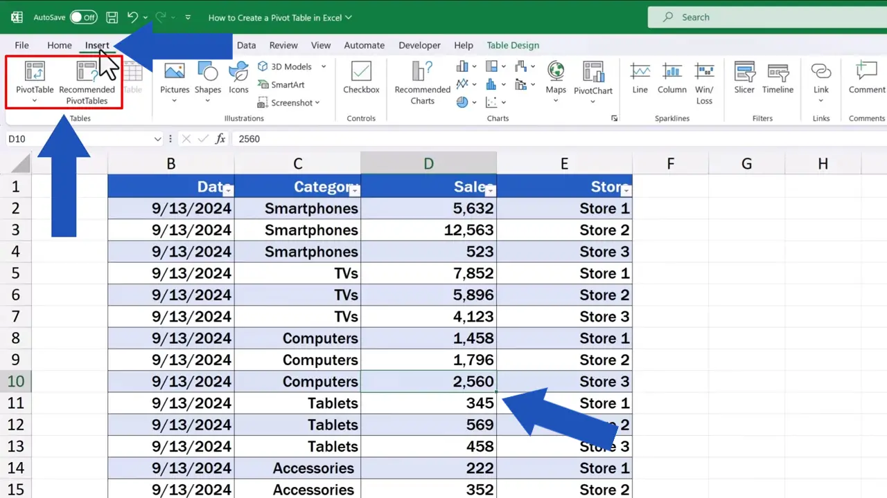 How to Create a Pivot Table in Excel (A Comprehensive Guide for ...