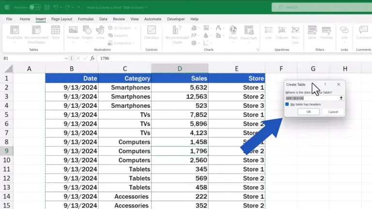 How to Create a Pivot Table in Excel (A Comprehensive Guide for ...