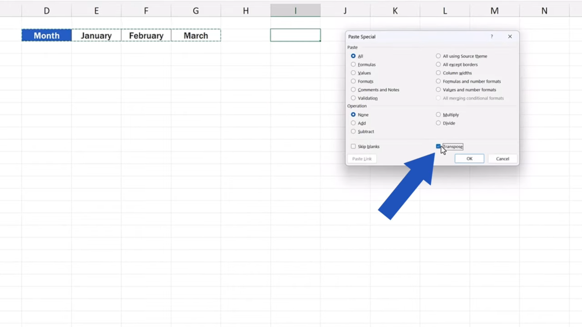 How To Transpose Data In Excel The Simplest Way Easyclick Academyeasyclick Academy