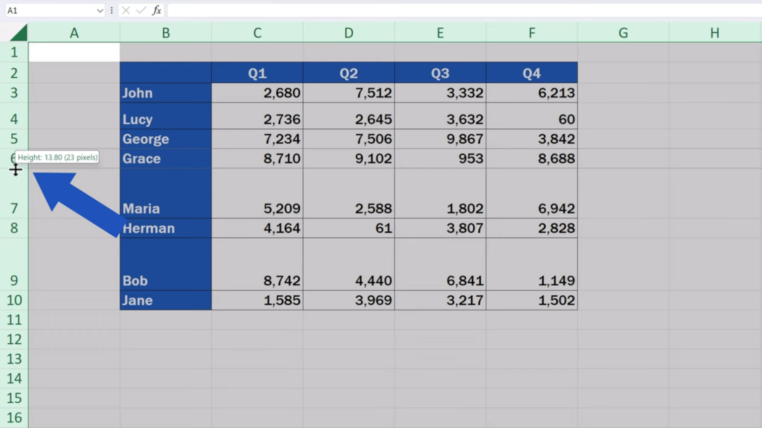 How to Make All Cells the Same Size in Excel (Quick and Easy) - EasyClick AcademyEasyClick Academy