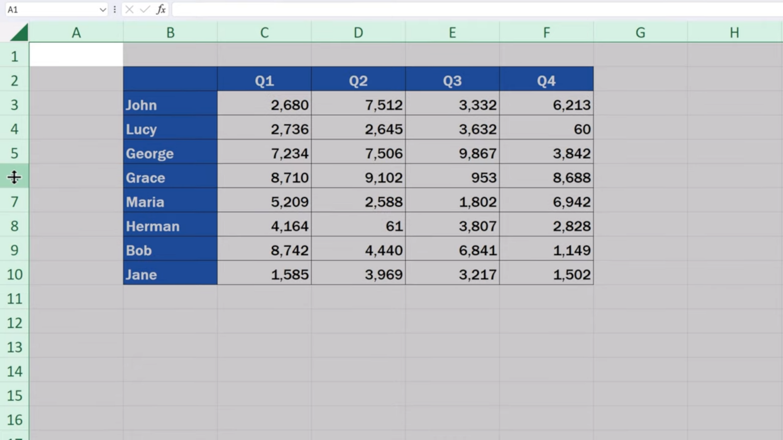 How to Make All Cells the Same Size in Excel (Quick and Easy) - EasyClick AcademyEasyClick Academy