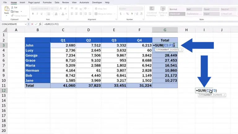 How to Copy and Paste Formulas in Excel without Changing Cell ...