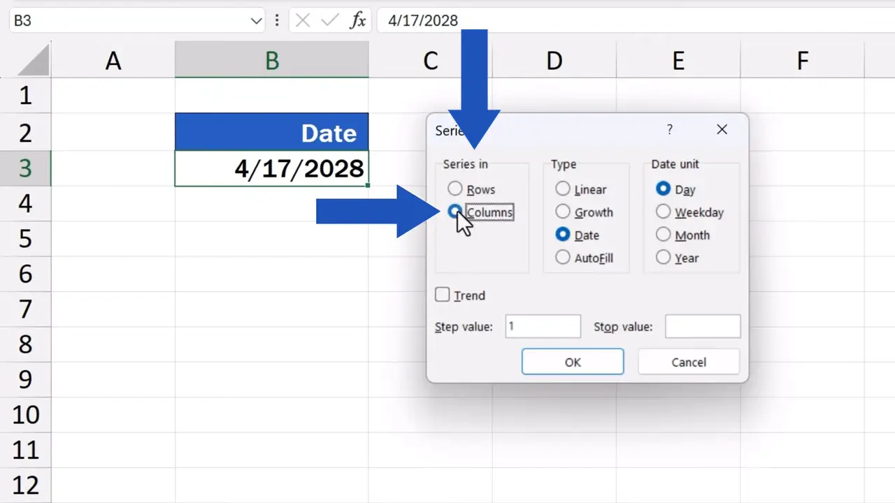 How to Autofill Dates in Excel (Quick and Easy) - EasyClick ...