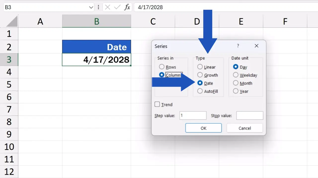 How to Autofill Dates in Excel (Quick and Easy) - EasyClick ...
